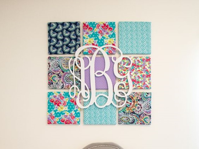 40 Creative Monogram Wall Art Ideas