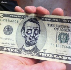 40 Time-Killing Dollar Bill Art Illustrations To Practice – Bored Art