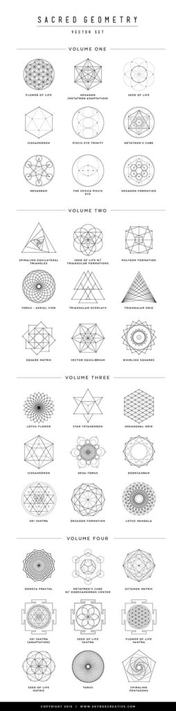 36 Sacred Geometry Vectors And Their Meanings – Bored Art