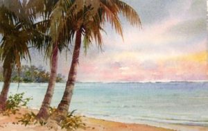 Simply Sensational Seaside Watercolor Paintings – Bored Art