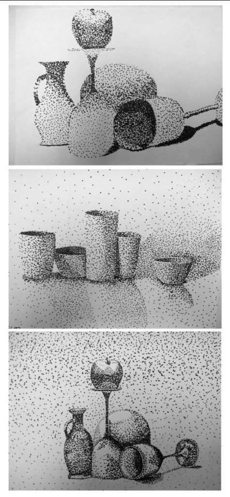 Simple Yet Intense Stipple Art To Help You See The Details – Bored Art