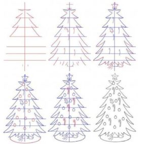 How To Draw A Tree (Step By Step Image Guides)