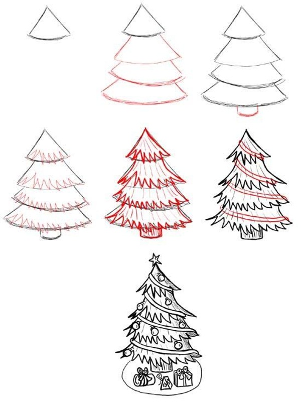 How To Draw A Tree Step By Step Image Guides 