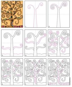 How To Draw A Tree (Step By Step Image Guides)