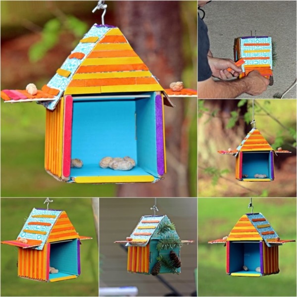 25 DIY Bird Feeder Ideas For Kids – Bored Art 25 DIY Bird Feeder Ideas For Kids – Bored Art