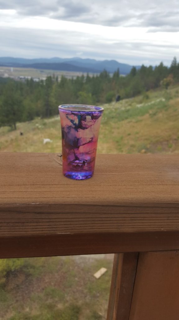 40 Original Alcohol Ink On Glass Examples