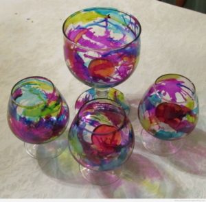 40 Original Alcohol Ink On Glass Examples