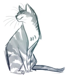 40 Simple Cat drawing Examples anyone Can Try