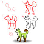 40 simple dog drawing to Follow and Practice