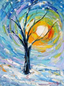 40 Beautiful Tree Art Painting & Art Works