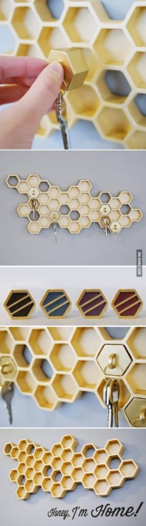 40 Lovely Key Hanging Hook Ideas – Bored Art