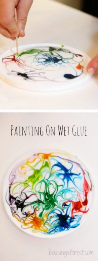 30 Genius Glue Art and Craft Ideas – Bored Art