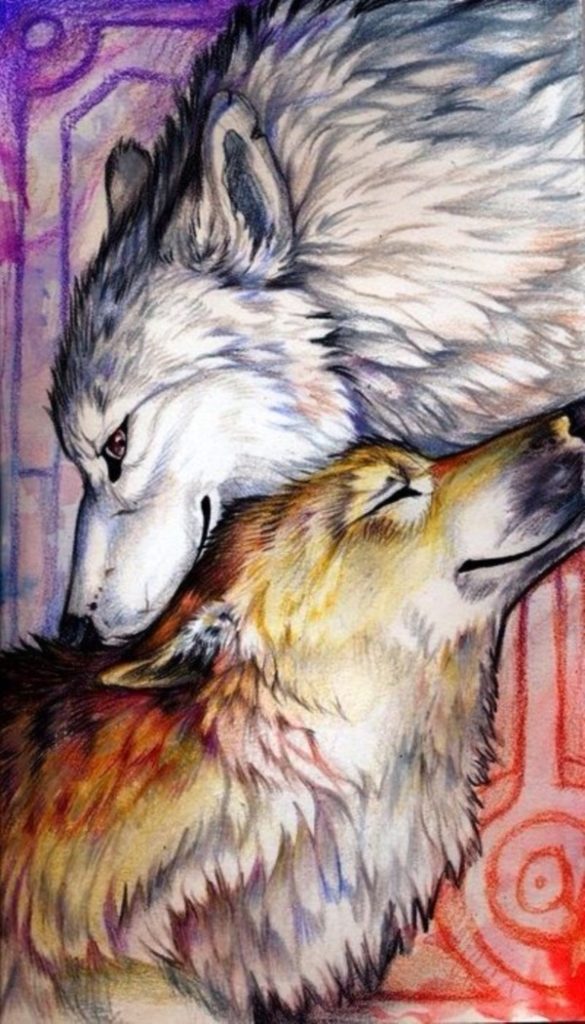 40 Majestic Wolf Paintings that will Leave You Amazed - Bored Art