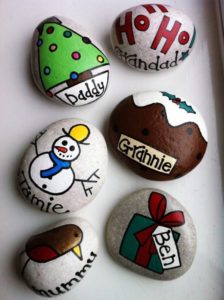 35 DIY Christmas Painted Rock Ideas – Bored Art