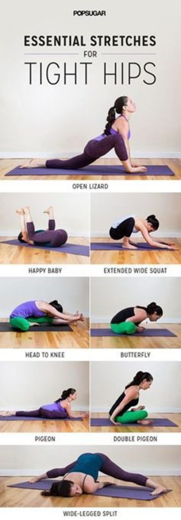 40 Charts of Post Workout Stretches to Prevent Injuries – Bored Art