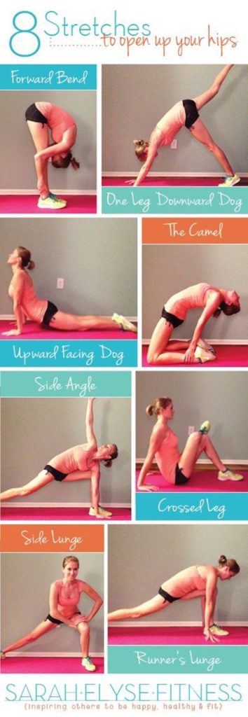 40 Charts of Post Workout Stretches to Prevent Injuries – Bored Art