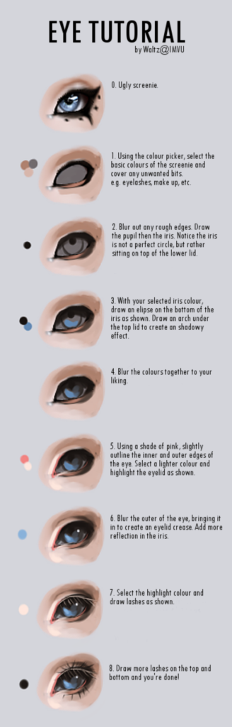 HOW TO PAINT AN EYE: 25 Amazing Tutorials – Bored Art