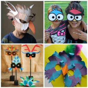 DIY Play Masks For Kids