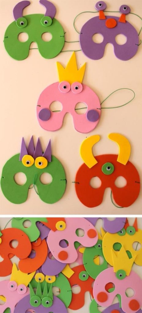 DIY Play Masks For Kids