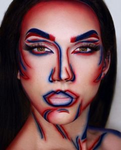 30 Mind-Blowing Optical Illusion Makeup Ideas – Bored Art