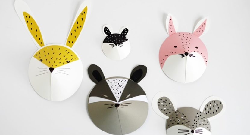 DIY Play Masks For Kids