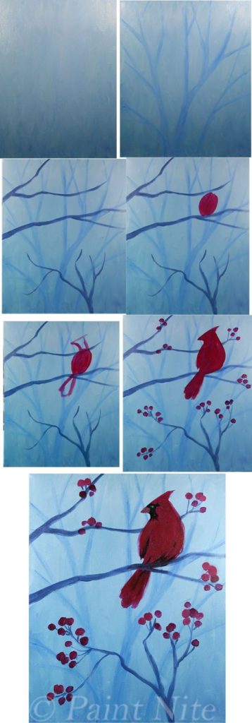 40 Easy Step by Step Painting Examples for Beginners - Bored Art