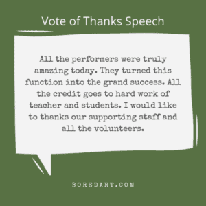 50 Short Vote of Thanks Speech Samples For Seminars 2022 – Bored Art