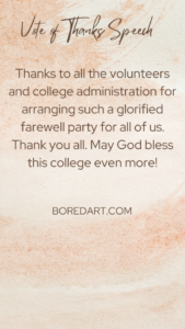 50 Short Vote of Thanks Speech Samples For Seminars 2022 – Bored Art
